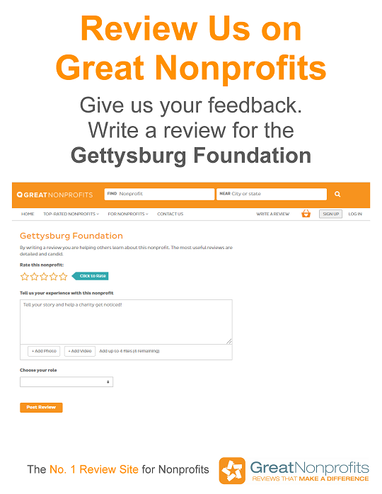 - About the Gettysburg Foundation